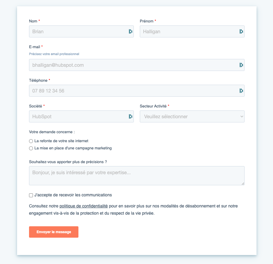 Optimisation des taux de conversion B2B grâce aux formulaires